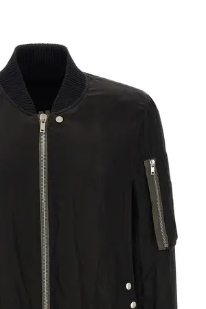 Rick Owens Crinkled Bomber Jacket