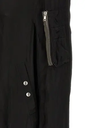 Rick Owens Crinkled Bomber Jacket