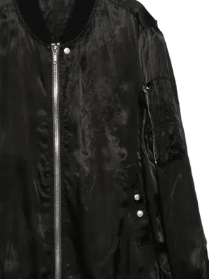 Rick Owens Crinkled Bomber Jacket