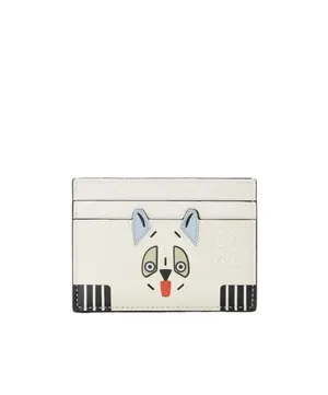 Loewe Logo Embossed Cardholder - Soft White