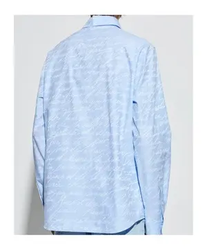 Balmain Logo Printed Buttoned Shirt