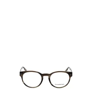 Zegna Oval Frame Eyeglasses - No