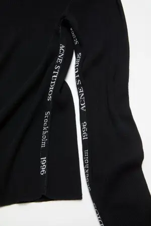 Acne Studios Ribbed Logo Tape Sweater