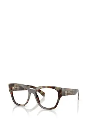 Prada Square Frame Eyeglasses - Tortoise