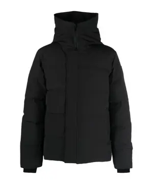 Canada Goose Macmillan Hooded Parka With Logo Detail - Black
