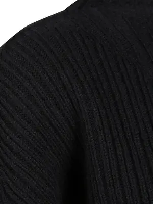 Rick Owens Long Sleeve Ribbed Knit Jumper