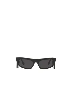 Burberry Rectangular Frame Sunglasses - Black