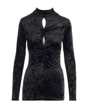 Isabel Marant Étoile Cut-out Velvet Top