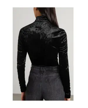 Isabel Marant Étoile Cut-out Velvet Top