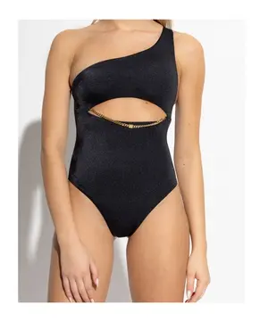 Dsquared2 Asymmetrical Logo One-piece Swimsuit