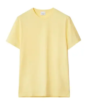 Burberry Short Sleeve T-shirt - Yellow