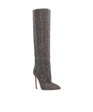 Paris Texas Embellished Stiletto Pointed Boots