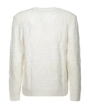 Zegna Crewneck Cable-knit Jumper