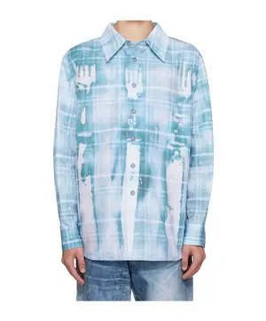 Andersson Bell Trompe L'oeil Printed Check Shirt