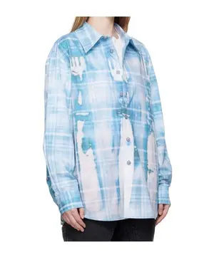 Andersson Bell Trompe L'oeil Printed Check Shirt