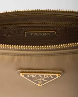 Prada Re-nylon Small Shoulder Bag - Camel Brown
