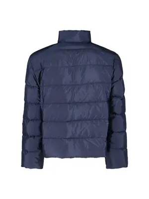 Prada Stand-up Collar Quilted Jacket - Blue