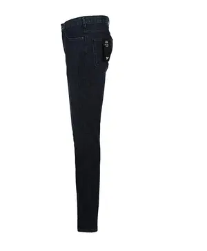 Emporio Armani Logo Embroidered Skinny Jeans