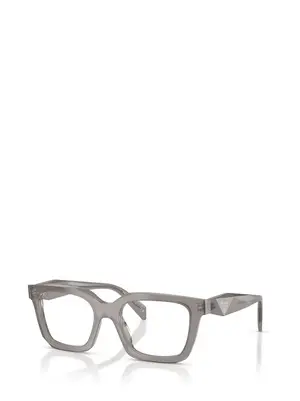 Prada Square Frame Eyeglasses - Gray