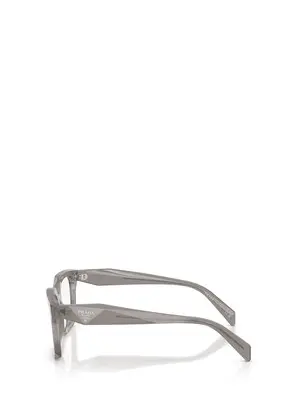 Prada Square Frame Eyeglasses - Gray