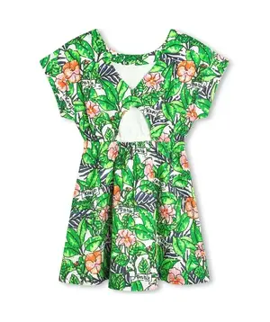 Kenzo Floral Print Cotton Dress