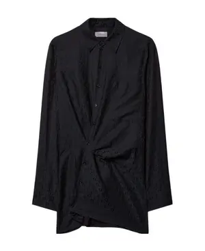 Off-White Monogram Jacquard Twisted Mini Dress