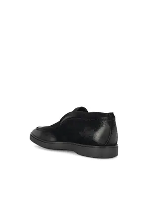 Tagliatore Round Toe Slip-on Loafers
