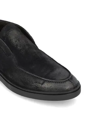 Tagliatore Round Toe Slip-on Loafers