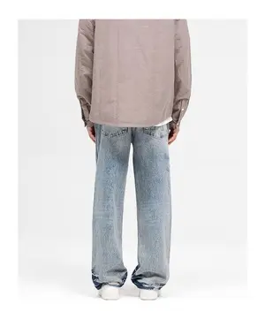 REPRESENT Distressed Baggy Jeans - Gray