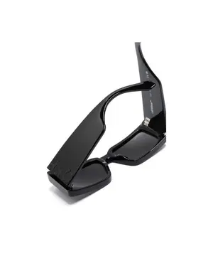 Off-White Rectangular Frame Sunglasses - Gray