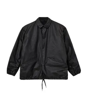COMOLI Long Sleeve Leather Jacket