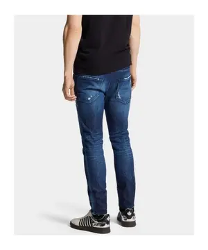 Dsquared2 Distressed Slim-fit Jeans - Blue