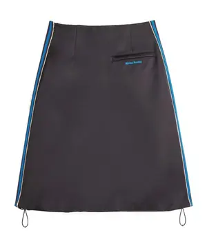 ADIDAS X WALES B ONNER Satin Stripe-detail Skirt