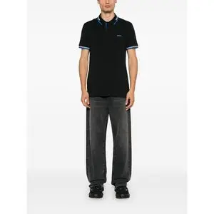 Hugo Boss Logo Printed Short-sleeved Polo Shirt