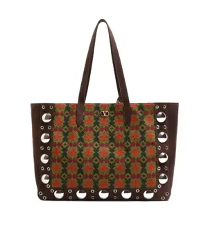 Valentino Garavani Nellcôte Large Jacquard Tote Bag