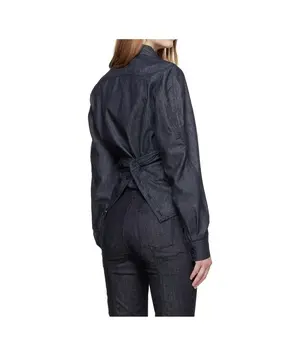 MUGLER Asymmetrical Button-fastening Shirt