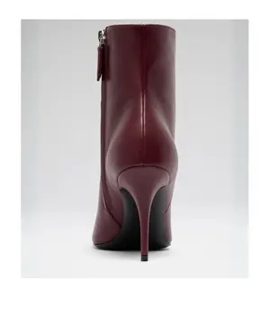 Amina Muaddi Pointed Toe Stiletto Ankle Boots