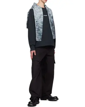 Acne Studios Logo Print Long Sleeve Sweatshirt