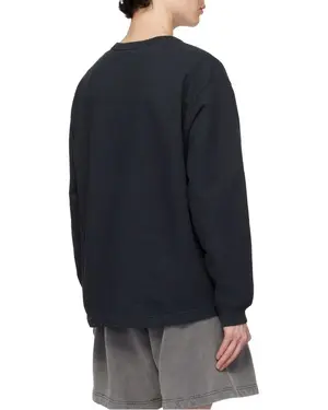 Acne Studios Logo Print Long Sleeve Sweatshirt