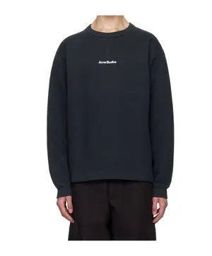 Acne Studios Logo Print Long Sleeve Sweatshirt