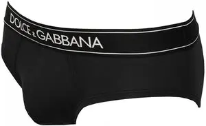 Dolce & Gabbana Logo Detail Panties - Black