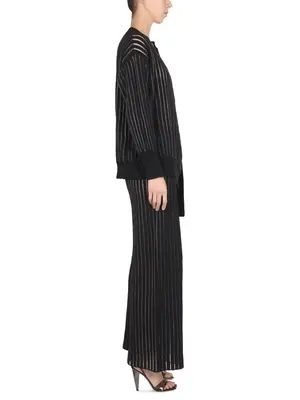 Fabiana Filippi Ribbed Stripe Straight-leg Trousers