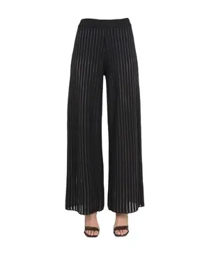 Fabiana Filippi Ribbed Stripe Straight-leg Trousers