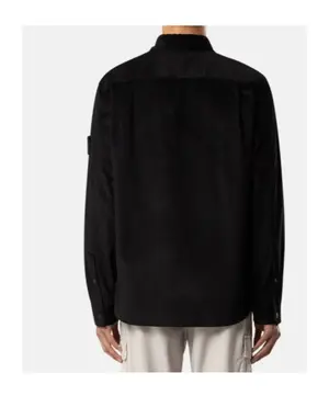 Stone Island Signature Patch Overshirt - Black