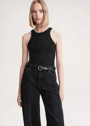 TOTEME Faded Effect Tapered-leg Jeans