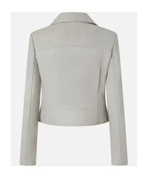 Pinko Leather Biker Jacket