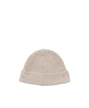Marni Logo Embroidered Beanie - Seashell