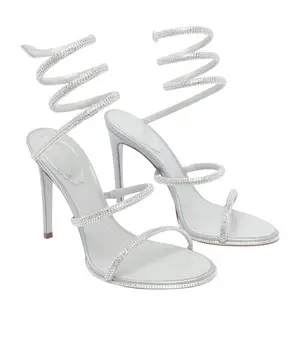 Rene Caovilla Embellished Stiletto Heeled Sandals