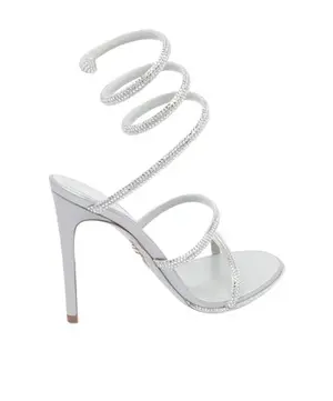 Rene Caovilla Embellished Stiletto Heeled Sandals