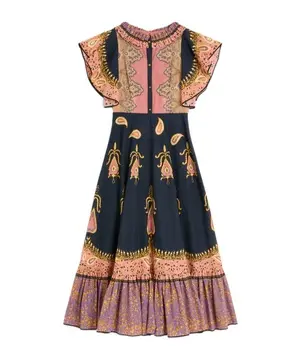 Valentino Garavani Graphic Print Midi Dress